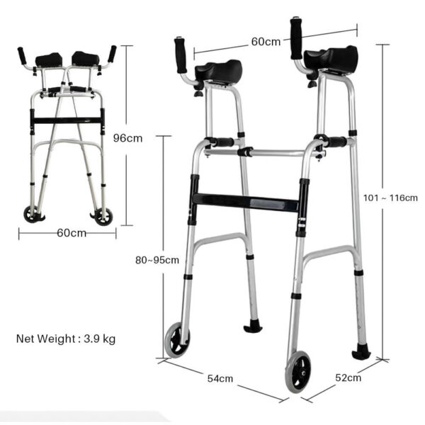 Elbow Support Walker - a better & safer way to support user while walking.