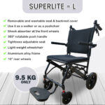 Supe Lite Transport Chair - Extremely compact, handy and economy.